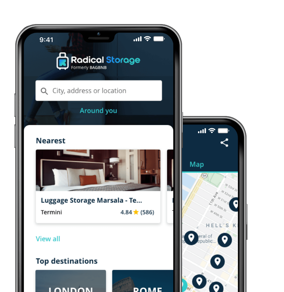 Radical Storage, réseau de consigne à bagages—ancien Bagbnb